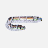 Quality Custom Made Steel Cable Drag Chain Cable Carrier 47mm 58mm 68mm Inner Height For for sale