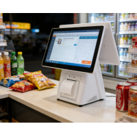 Quality Factory Direct 15.6" Dual Screen POS Terminal Cash Register for sale