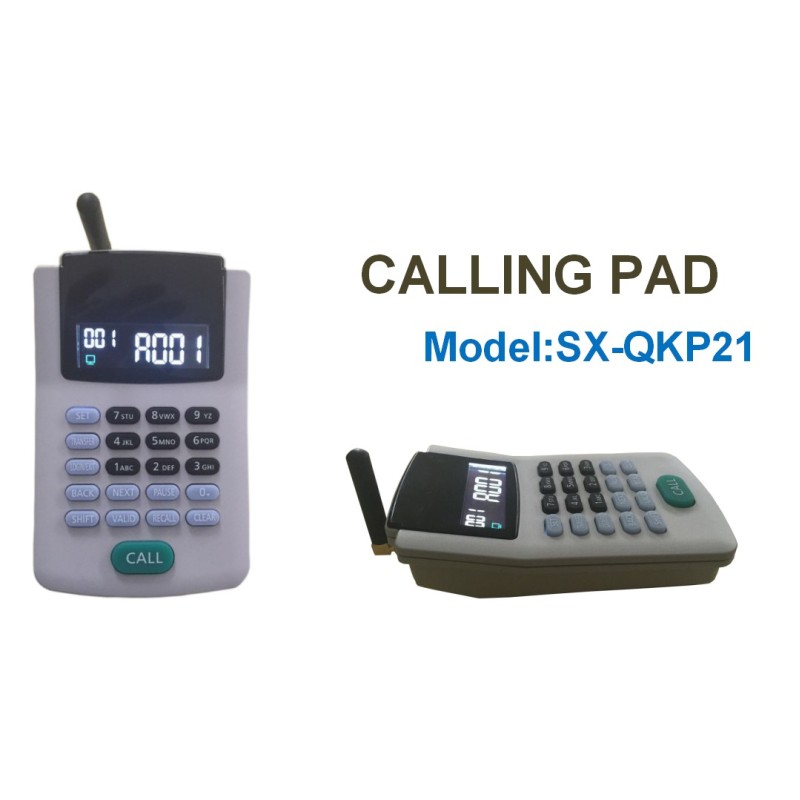 queue management system calling pad