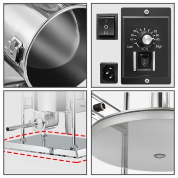 Quality 260w Meat Processing Machine Piston Sausage Stuffer Machine Manual Quantitative for sale