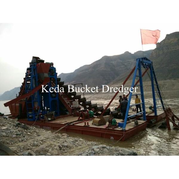 Quality 3200m3/h Wheel Bucket Chain Dredger Gold Mining Dredger River Gold Dredger for sale