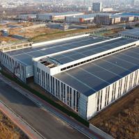 Quality Multi Span Steel Warehouse Building with Rock Wool Insulation for sale