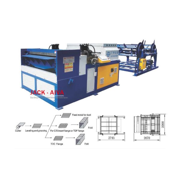 Quality Square Duct manufacturing Auto Coil Line Ⅲ for sale