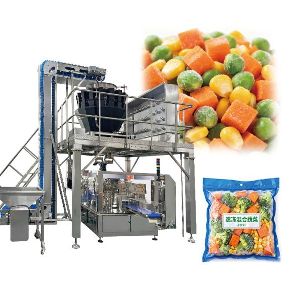 Quality Multihead Weigher Frozen Vegetable Packaging Machine for Food Processing for sale