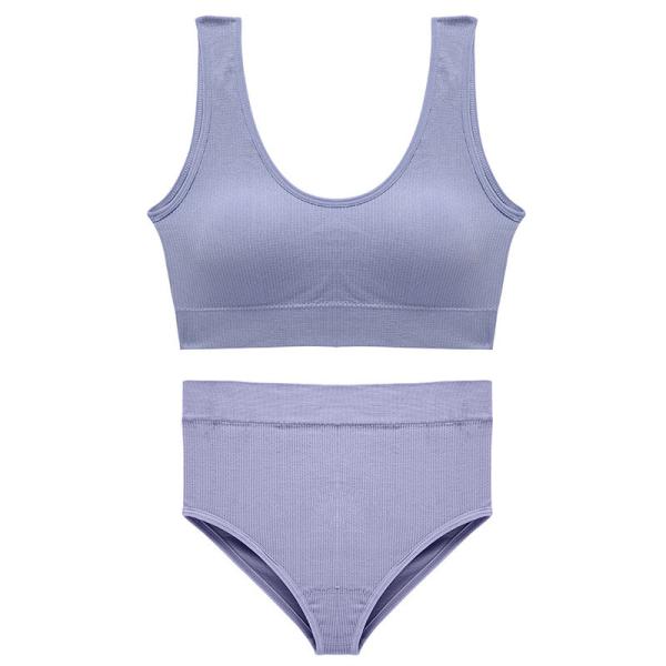 Quality Seamless Plus Size Bra Sets Breathable Full Brief Underwear Sets for sale