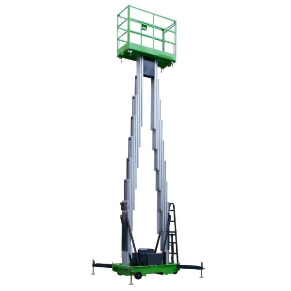 Quality Durable Double Mast Mobile Vertical Lifting Platform For 8m Platform Height for sale
