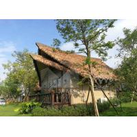 China Recyclable Material Prefab Modular Cabins , Anti Moisture Prefabricated Log Houses factory