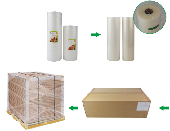 Heavy-duty 5mil thick clear and Black vacuum sealer rolls 1