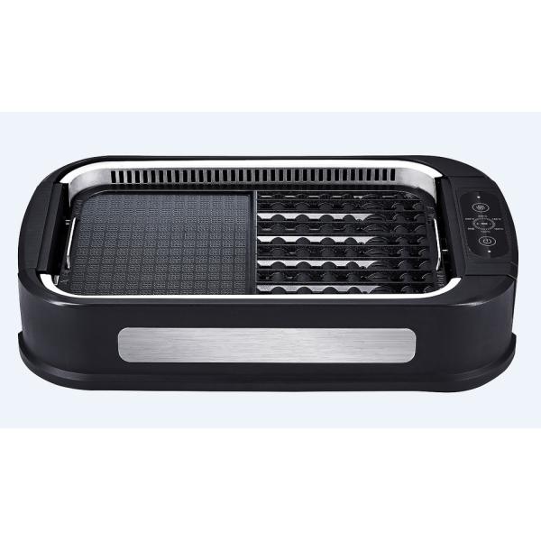Quality HomeSmokeless Electric Skillet with Removable Temperature Probe Indicator Light for sale