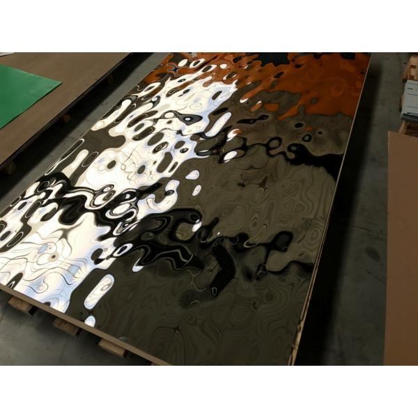 Quality 2020 Mirror Stainless Steel Decorative Corrugated Metal Sheets Panels For Sale From China for sale