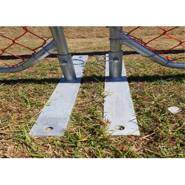 Quality PVC Coated steel plate Chain Link Crowd Barrier Fencing for sale