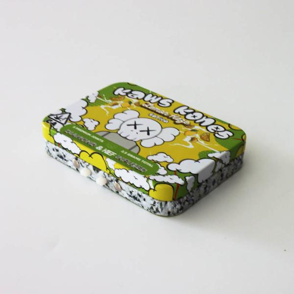 Quality Airtight Cigarette Metal Tin Childproof Tin Box for Mint Candy Cones Usage for sale