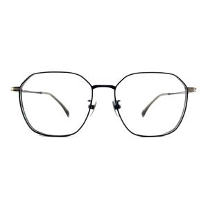 Quality TF3365 Unisex Titanium Optical Frame Customized Square Lightweight Eyewear for sale