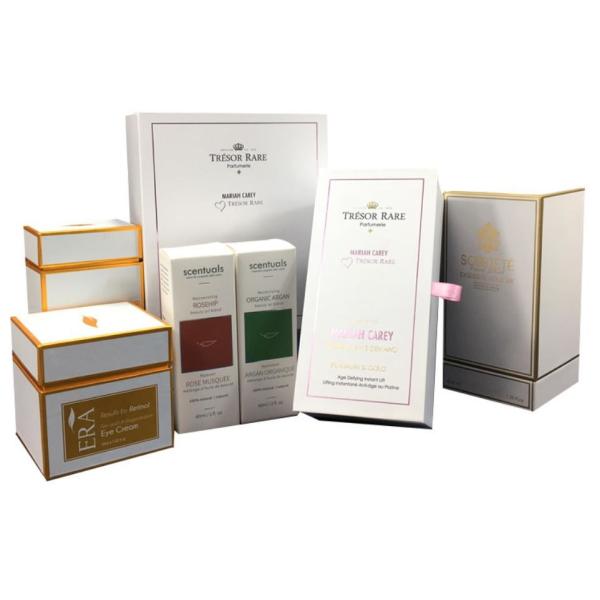Quality 1000pcs BSCI Cosmetic Packaging Boxes Custom Makeup Lipstick Skincare FSC for sale