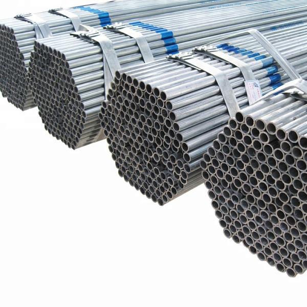 Quality ISO9001 Galvanized Round Tube 15mm-600mm Electric Resistance Welded for sale