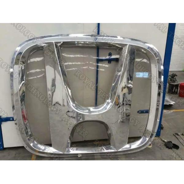 Quality Automotive Logo Board Vacuum Metalizing Services , UV Base and Top Coating High for sale