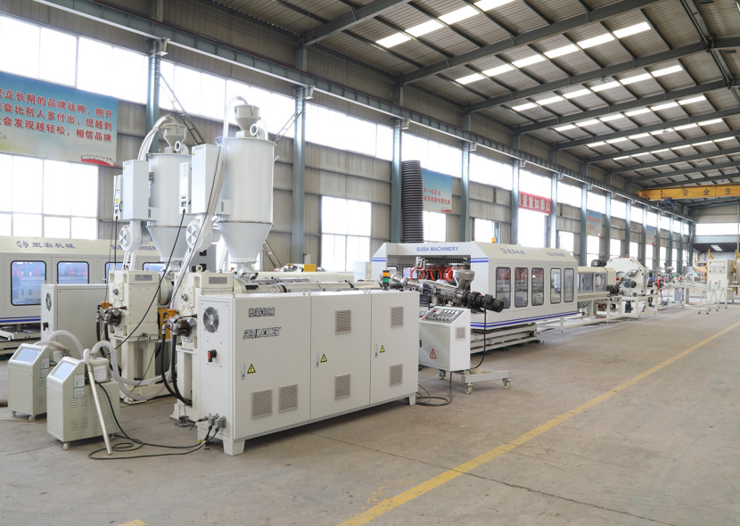 Quality PP PE PVC Plastic cable protection Corrugated Pipe Extrusion Line With High for sale