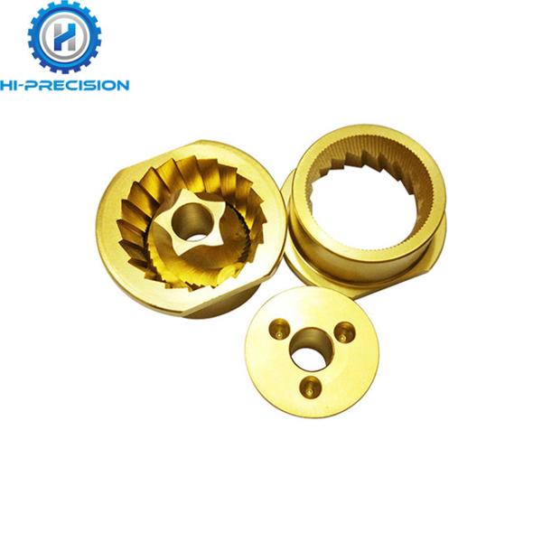 Quality 7 Cores Conical Titanium 64mm Flat Burr For Electric Coffee Grinder for sale