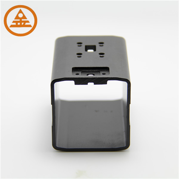 Quality Black Aluminium Corner Profile Extrusion Process Square Shape CTI Approved for sale