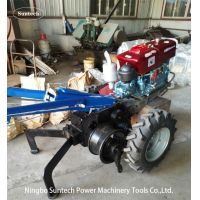 Quality Double Drums 5T Cable Walking Tractor Winch For Power Transmission for sale