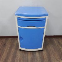 Quality ABS Medical Bedside Cabinet With Drawer Cabinet Retractable Dining Board for sale