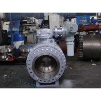 Quality Cast Steel Side Entry Ball Valve , 150LB Flange End Ball Valve for sale