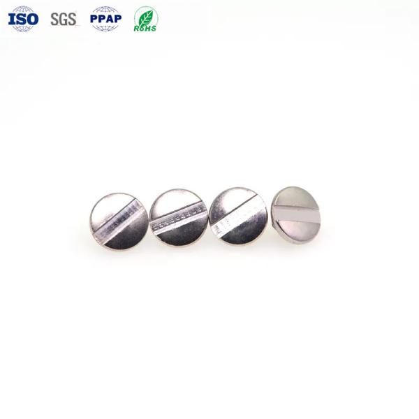 Quality M1.4x2mm Stainless Steel Decorative Slotted Pan Head Screw A2-50 Grade for sale