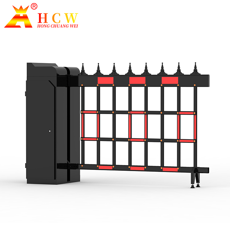 Quality HCW KM02 Automatic Parking Folding Fence Barrier Gate IP56 6M Boom Length for sale
