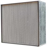 Quality Deep Pleated High Efficiency HEPA Filter Leak Proof with Hot Melt Beads for sale