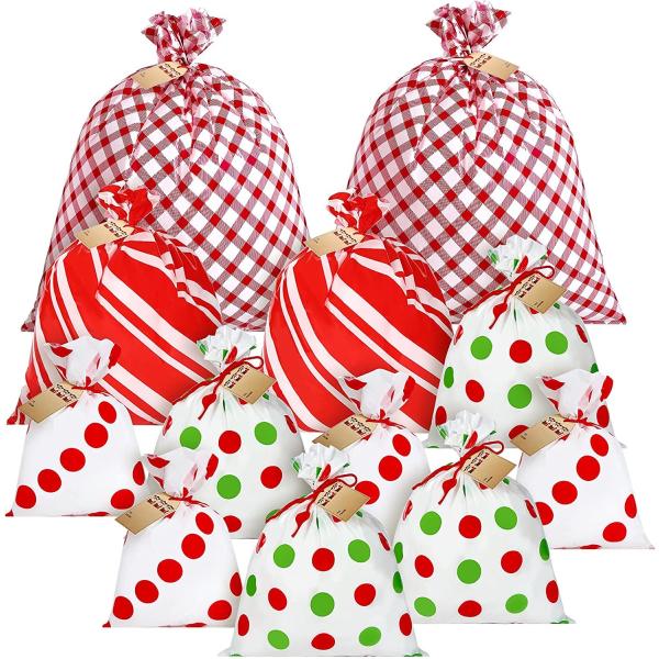 Quality 56" Large Silver Damask LDPE Plastic Gift Bag with Customized Printing for for sale