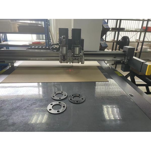 Quality AOKE  Graphite gasket cutting machine sealing pipe flanges, heat exchangers, valve covers for sale