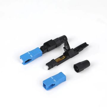 Quality FTTH Singlemode Fiber Optic Quick Connector SC UPC SC APC For Telecom Comunicati for sale