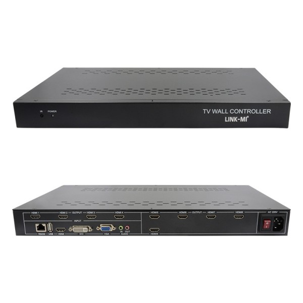 Quality 9 Channels HDMI Video Wall Controller 3X3 Zoom Subtitles Multi Display for sale