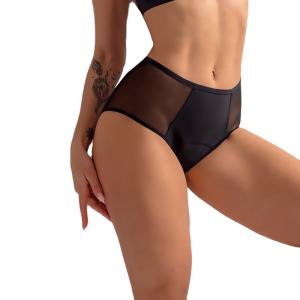 Quality Mesh hole sexy lace Period Panties 4 Layers menstrual panties niylon material for sale