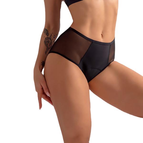 Quality Mesh hole sexy lace  Period Panties 4 Layers menstrual panties niylon material for woman for sale