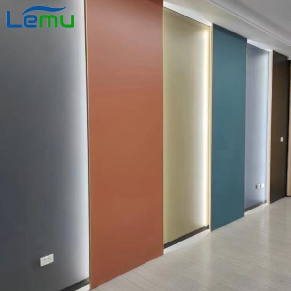 Quality 8mm Bamboo Charcoal Solid Board Veneer Marble Fiber Wall Panel with Damask for sale