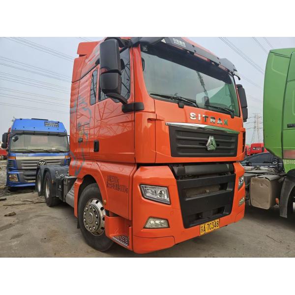 Quality ZZ4257N3847E1 Howo C7 570 Used Truck Tractor 6x4 With HW19712CL12 Transmission for sale