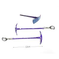 Quality Fortnite AXE Gun Shape Pendant Purse Ornament Metal Custom Keychains Personalize for sale