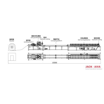Quality VCD Machine Fire Damper Frame Machine Without Bending for sale