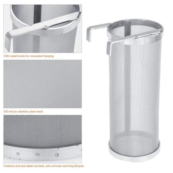 Quality 35cm Stainless Steel Mesh Filter Baskets Herb And Spice Infuser Hop for sale