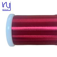 Quality Customized Self-bonding Self-adhesive Red Color 0.035mm CCA Wire For Voice Coils for sale