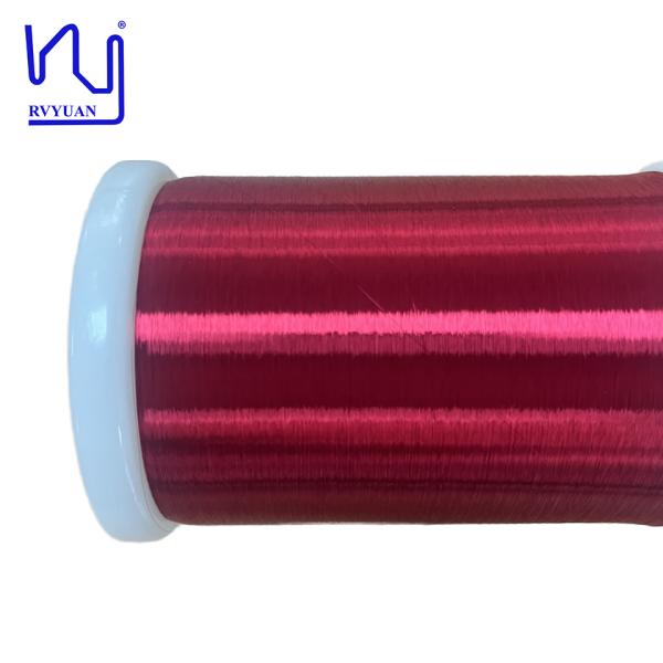 Quality Customized Self-bonding Self-adhesive Red Color 0.035mm CCA Wire For Voice Coils for sale