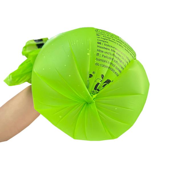 Quality Compostable Flat Top Biodegradable Garbage Bags Harmless for sale