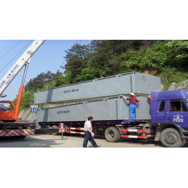 Quality Ribbon Floating Pontoon Bridge For Marina , Temporary Floating Bridge for sale