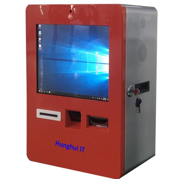 Quality LCD Wall Mounted Kiosk Machine One Way Bitcoin Atm With RFID Reader for sale