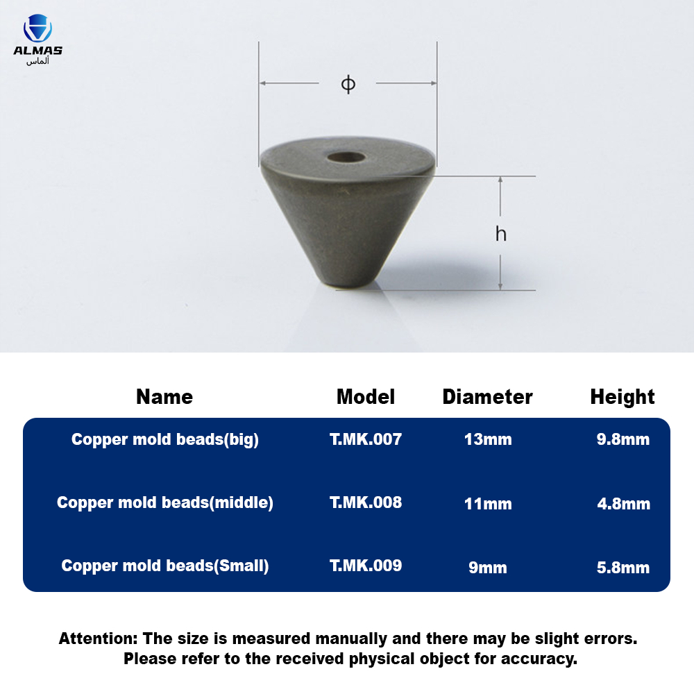 Quality 13mm Diameter Copper Molding Gate Bead with Multiple Models for Jewelry Wax for sale