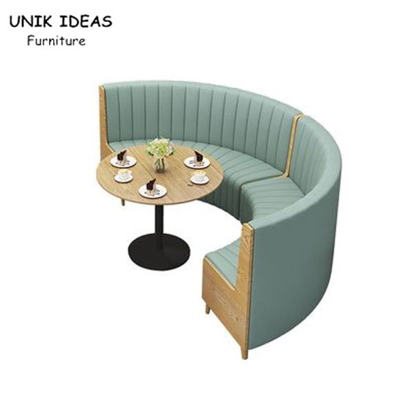 Quality Custom Made Half Circle Booth Seating Circle Restaurant Booths Nordic Loft for sale