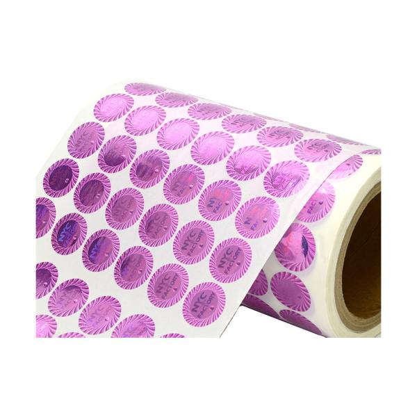 Quality Waterproof 2D 3D Round Roll Hologram Authentic Stickers for sale