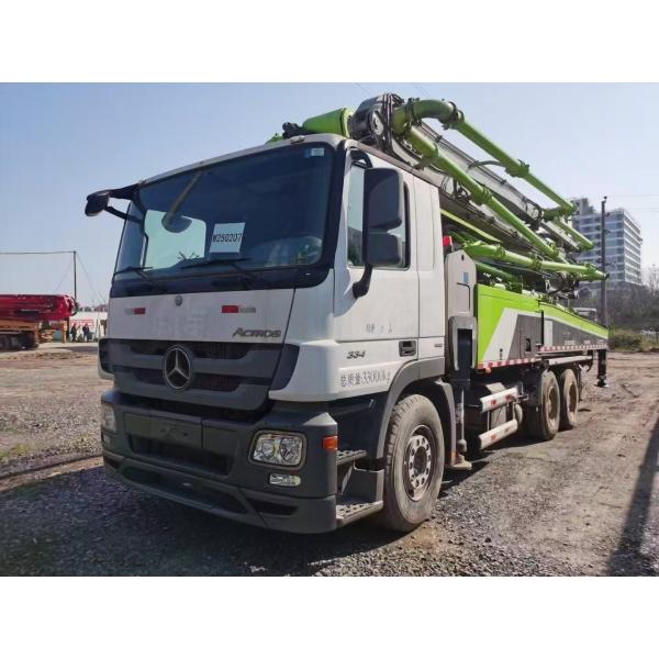 Quality 2018 Zoomlion Used 49Meter Concrete pump truck with Benz Chassis for sale