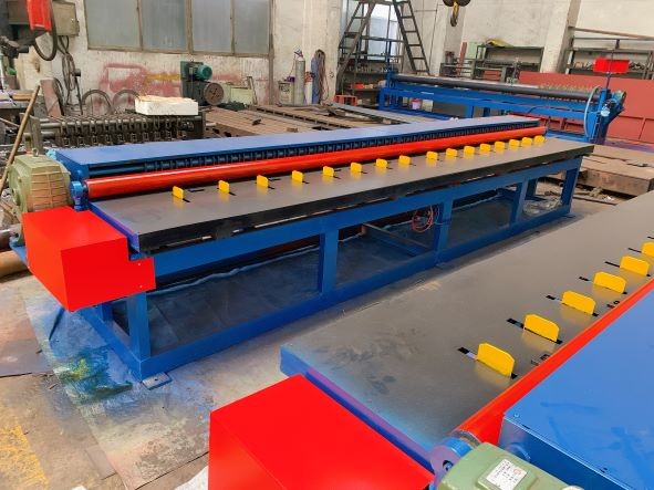 Quality 4m Edge Banding Machine for 84*110mm Hexagonal Wire Mesh in Gabion Production for sale